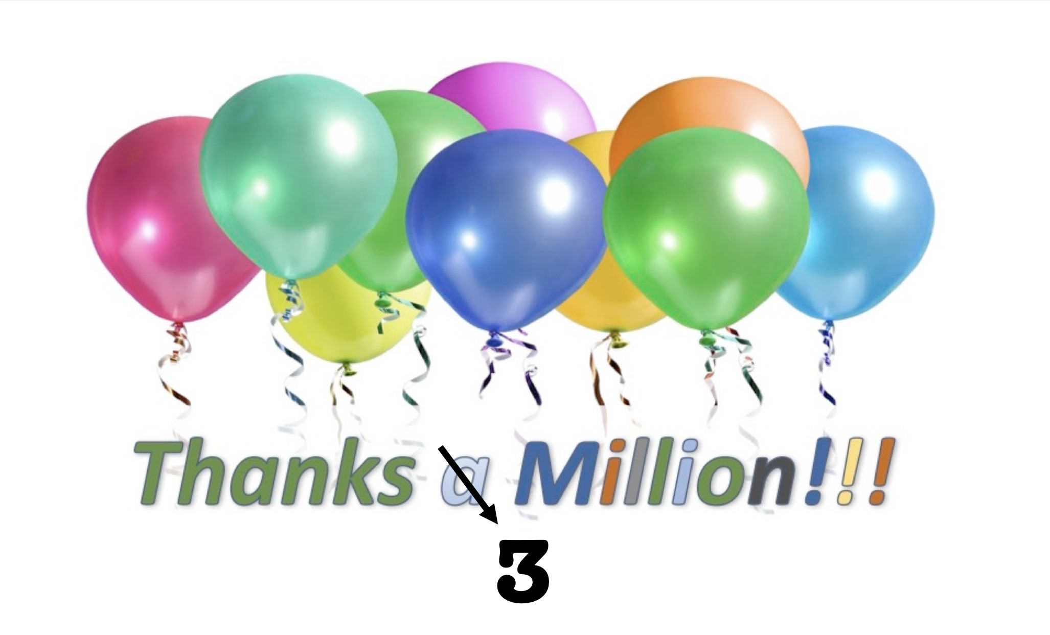 Thanks Three Million! | My Journey Through the Best Presidential ...